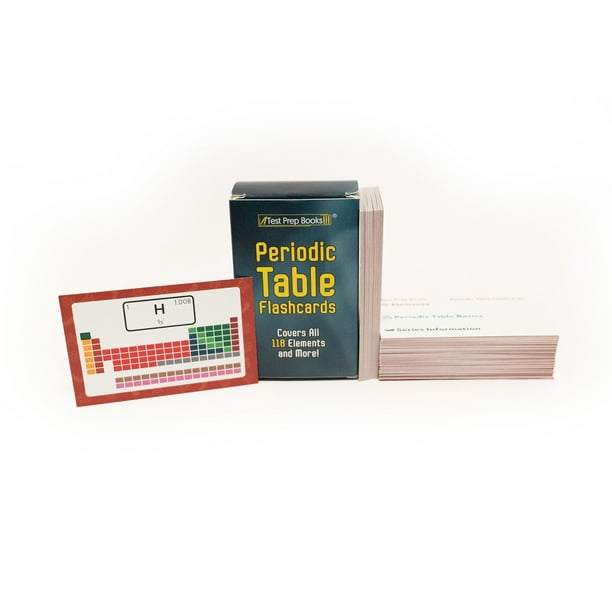 Periodic Table Flashcards: Periodic Table of Elements Flash Cards ...