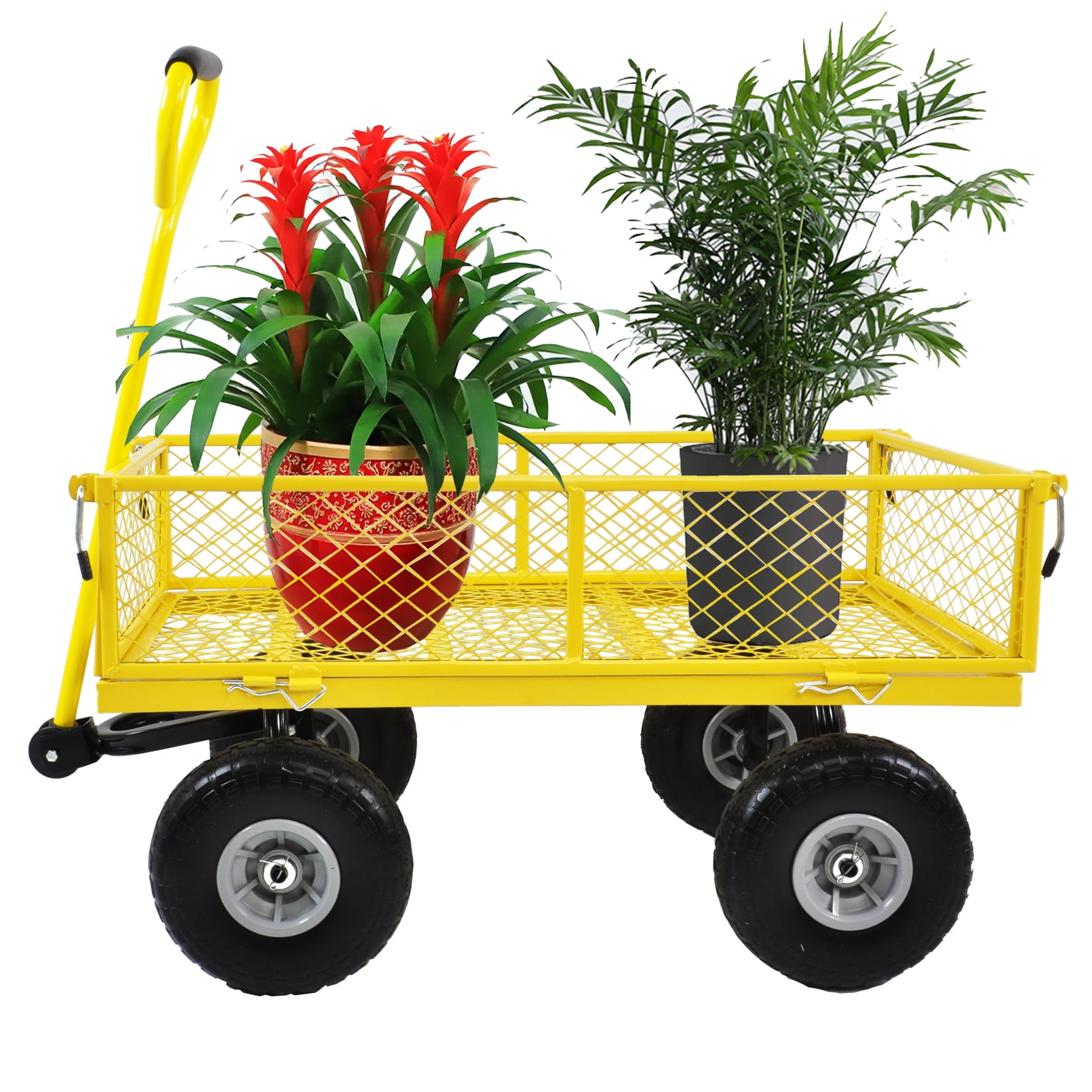 550 Pounds Capacity Heavy Duty Tool Truck, Garden Truck with PU Wheel ...