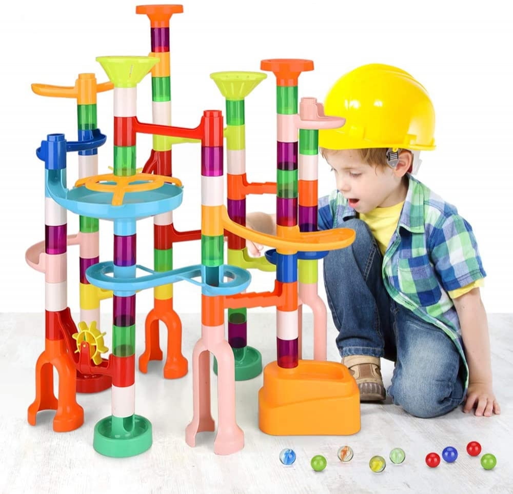 Marble Run,135 PCS Marble Maze Building Block Toys Gravitrax MaxTronic ...