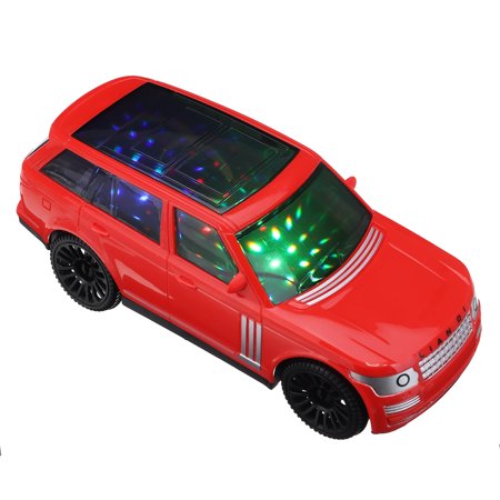 Automatic Universal Rotation Wheels LED Flashing Light Car Toys Music ...