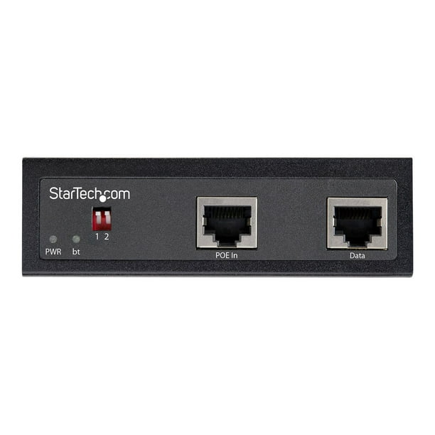 StarTech.com Industrial Gigabit PoE Splitter, 90W High Speed Power over ...
