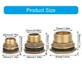 Brass Water Tanks Adapter With Threaded Connection For Container Rain ...