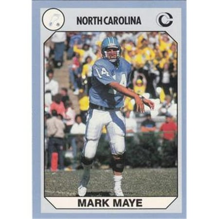 Mark Maye Football Card (North Carolina) 1990 Collegiate Collection No ...
