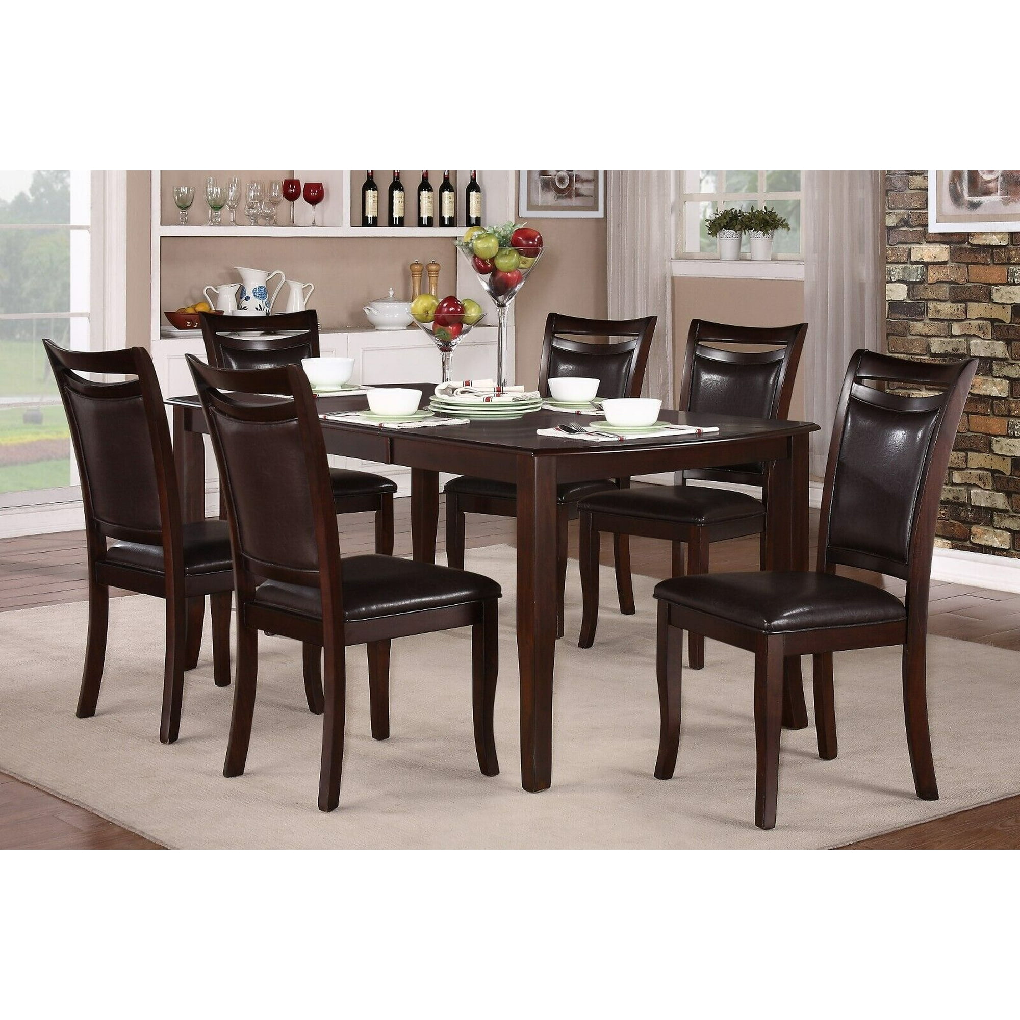 Dark Cherry Dining Room Set