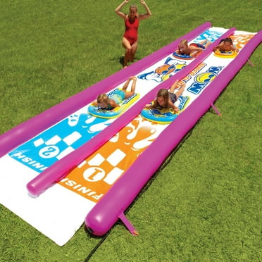 WOW Sports Backyard Super Slide - Giant Slip and Slide with Sprinkler ...