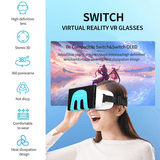 Wallfire VR Headset for Nintendo Switch & Switch OLED Model, VR Goggles ...