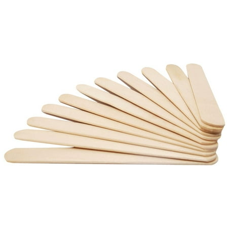 Ustyle 50Pcs Wooden Ice Cream Sticks Wooden Popsicle Sticks Wood Sticks ...