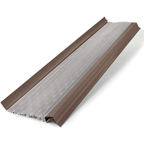 Waterlock Micromesh 6 inch Gutter Guards Leaf Protection, 35 Feet ...