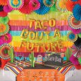 Fiesta Hanging Fan Set - Party Decor - 6 Pieces - Walmart.com