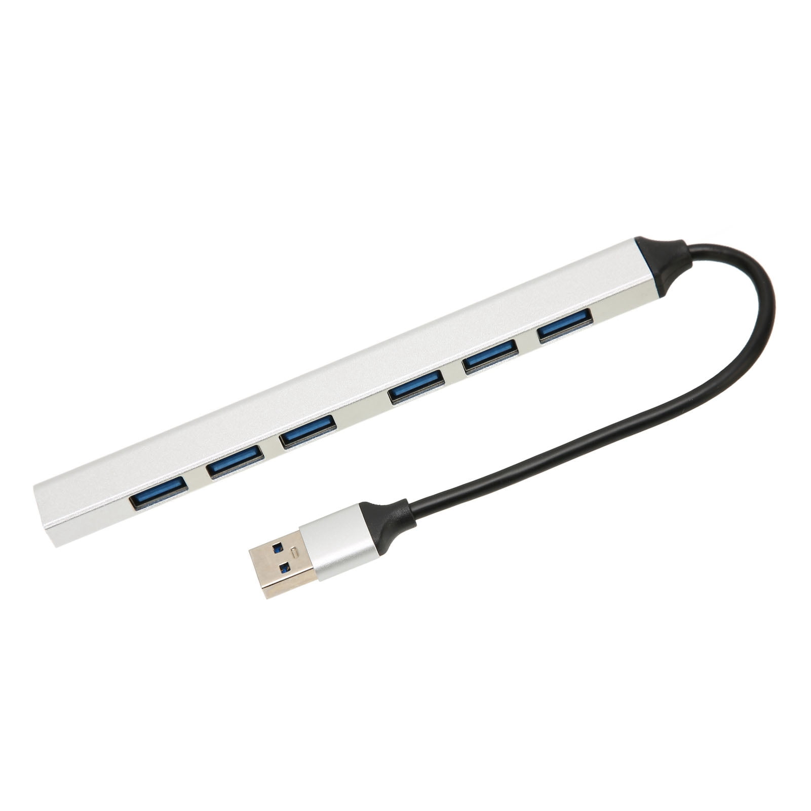 USB 3.0 Hub, Aluminium Alloy USB 3.0 Splitter 5Gbps 7 Ports For ...