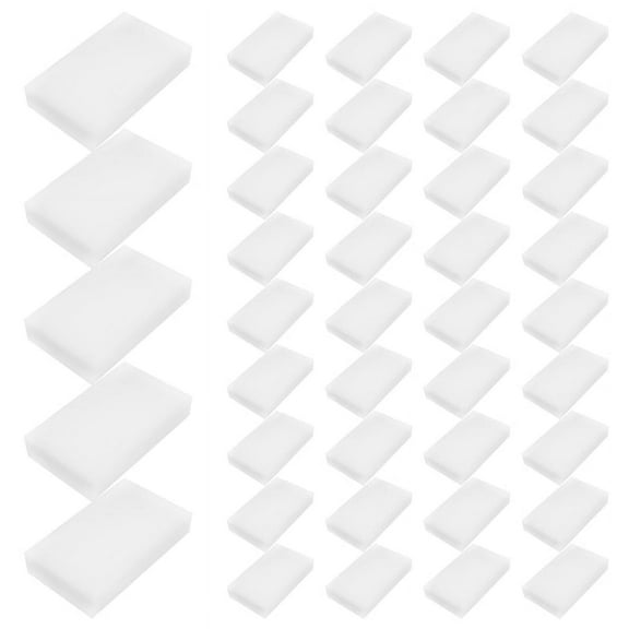 BAODELI Multi-Functional Magic Sponges Eraser 100 Pack, Reusable ...