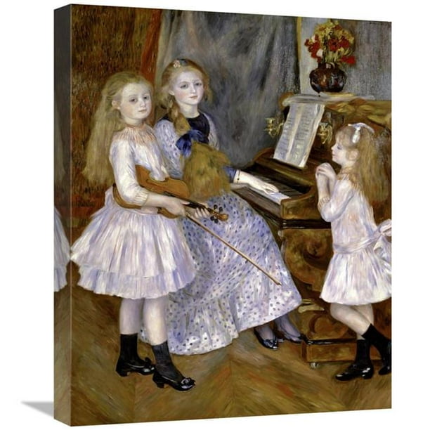 22 in. Portrait of the Daughters of Catulle Mendes Art Print - Pierre ...