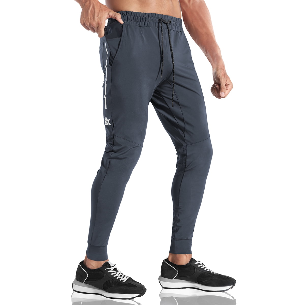 BROKIG Men's Relaxed Gym Jogger Pants,Lightweight Workout Running ...