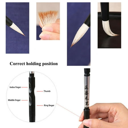 Brush Pen Writing Brush 2 Pcs Brush Pen ABS Students Practicing ...