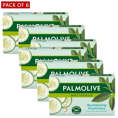 Palmolive Bar Soap Green Tea & Cucumber 90g (Pack of 6) - Walmart.ca