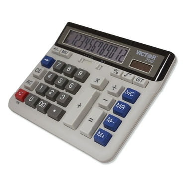 Victor 1190 Executive Desktop Calculator, 12-Digit LCD - Walmart.com