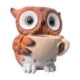 Cheapark Owl Resin Flower Pot Succulent Planter for Home Living Room ...