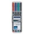 Staedtler Lumocolor Permanent Marker Set of 4 - Assorted, Medium ...