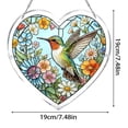 94 Piece Heart Shaped Puzzle Acrylic Wind Chime, Long Lasting ...