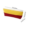 Dongrere Color Block Pencil Case with Zipper, Large Capacity Pencil ...