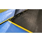 Jumpking Rectangle 10 x 14' Trampoline, with Enclosure, Blue/Yellow ...