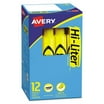 Avery HI-LITER Desk-Style, Smear Safe, Quick-Drying Yellow Highlighter ...