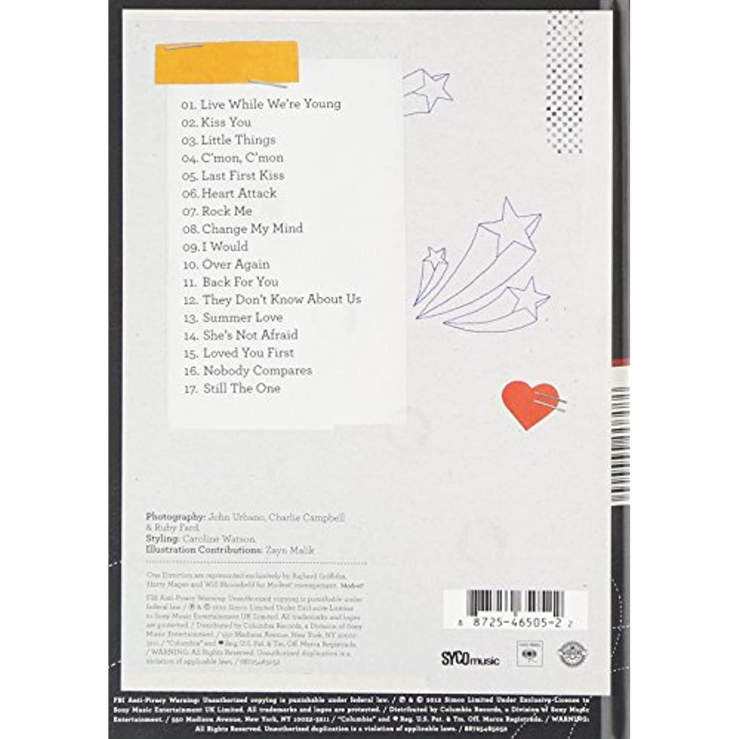One Direction Take Me Home Album Cover Yearbook One Direction Take Me