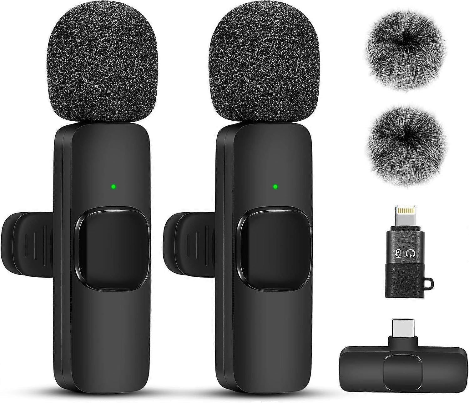 Wireless Lavalier Microphone, Professional Recording Wireless | Walmart ...
