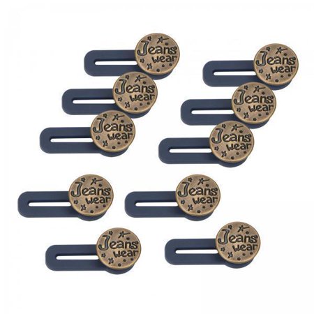 jifeng 2 X 10 Pieces Jean Extension Buttons, Jeans Waist Extension ...