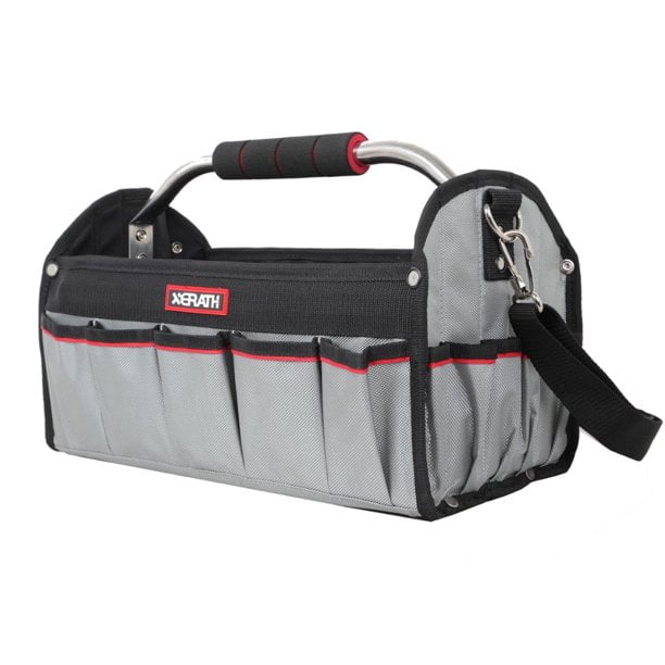 KAPAS 16 inch Mufti-Functional Wide Foldable Tool Open Tote Bag ...