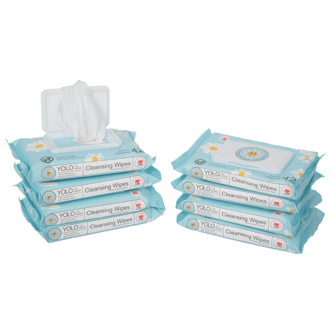 Click here for Yolo The Brand  Cleansing Wet Wipes  Unscented  Hy... prices