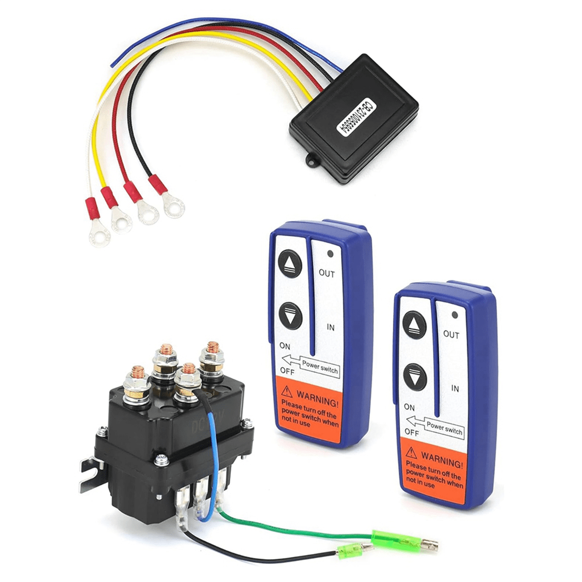 Click here for Zh & Art Wireless Remote Control Winch Kit - 12v... prices