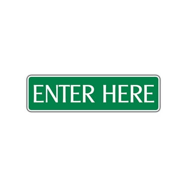 Enter Sign - Walmart.com