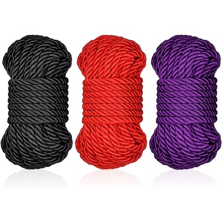 Braided Twisted Silk Ropes 8mm Diameter Soft Solid Braided Twisted ...