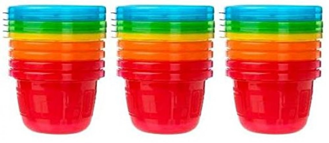 TThe First Years Take & Toss Snack Cups with Lids - 4.5 Oz - 18 Count ...