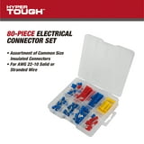 Hyper Tough 80-Piece Electrical Connector Assortment with Heat Shrink ...