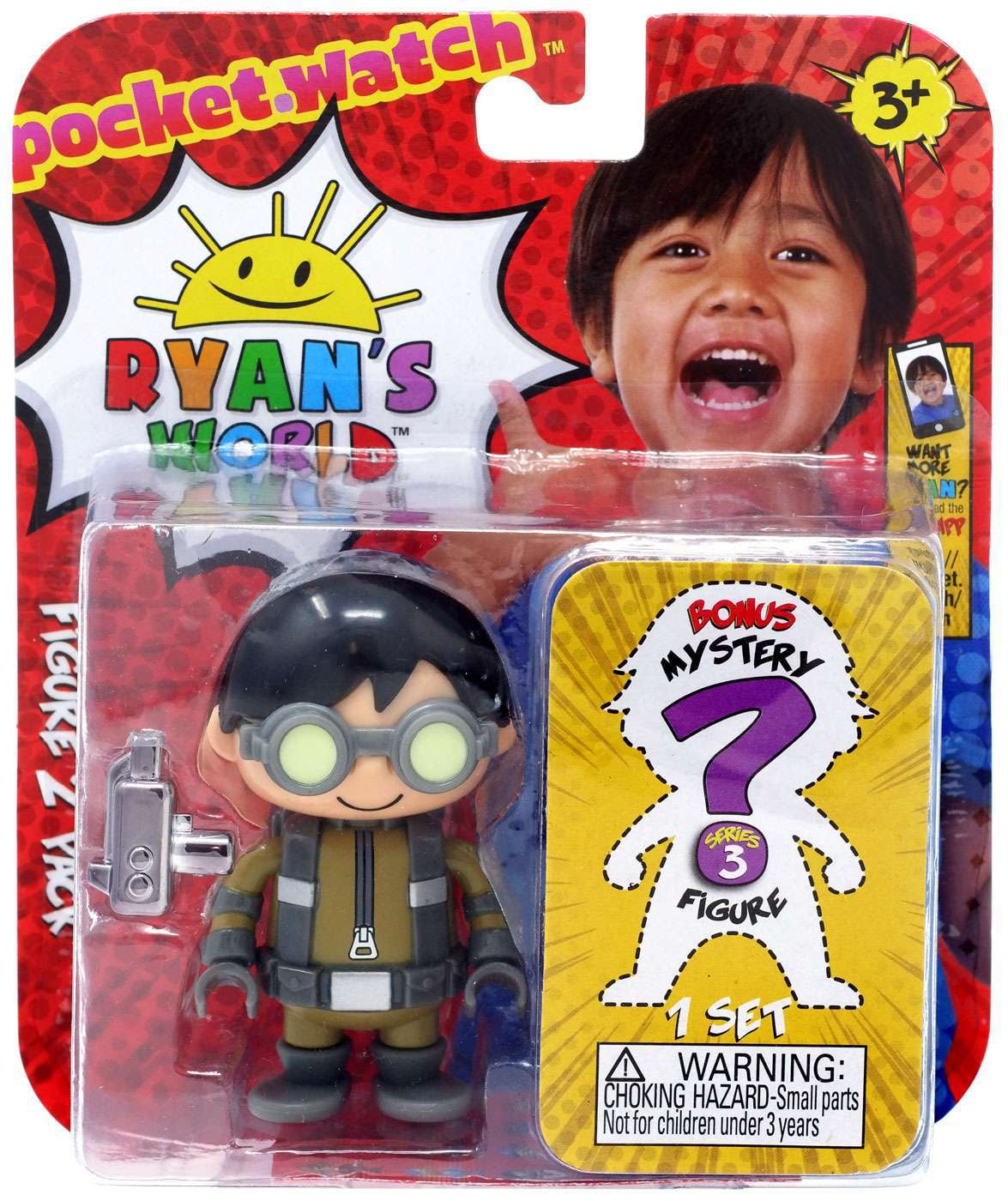 Ryan's World Series 3 Ghostbuster Ryan & Mystery Action Figure 2-Pack ...