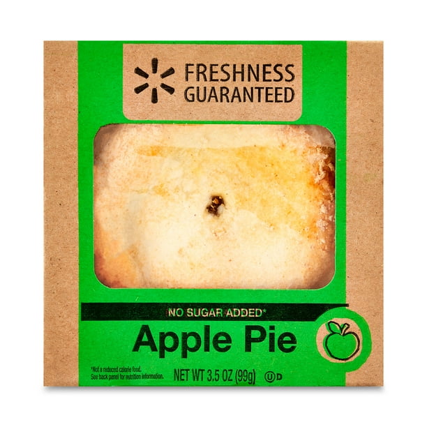 Freshness Guaranteed Baked Mini 4" No Sugar Added Apple Pie - Walmart.com