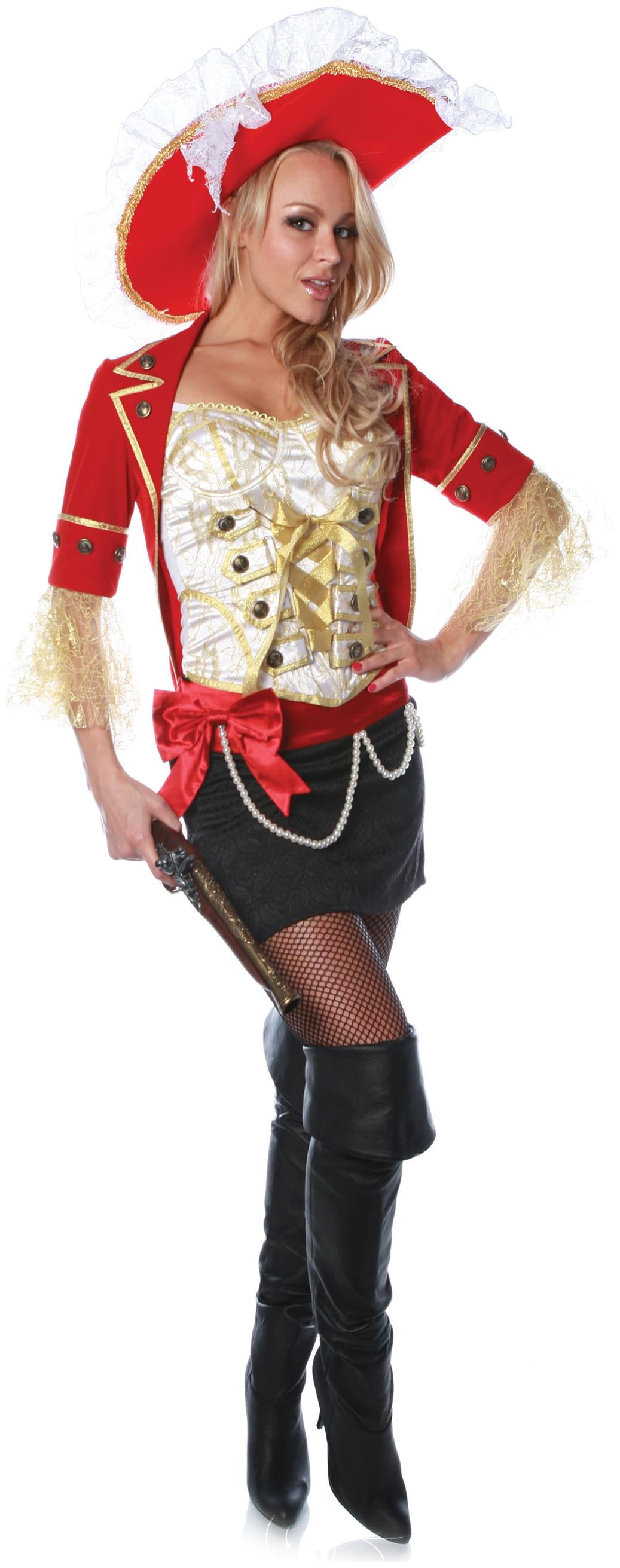 Lace Pirate Adult Halloween Costume - Walmart.com