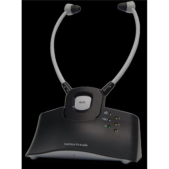 Eartech ET-TVAUDIO-H Audio Digital RF TV Listening System with Headset ...