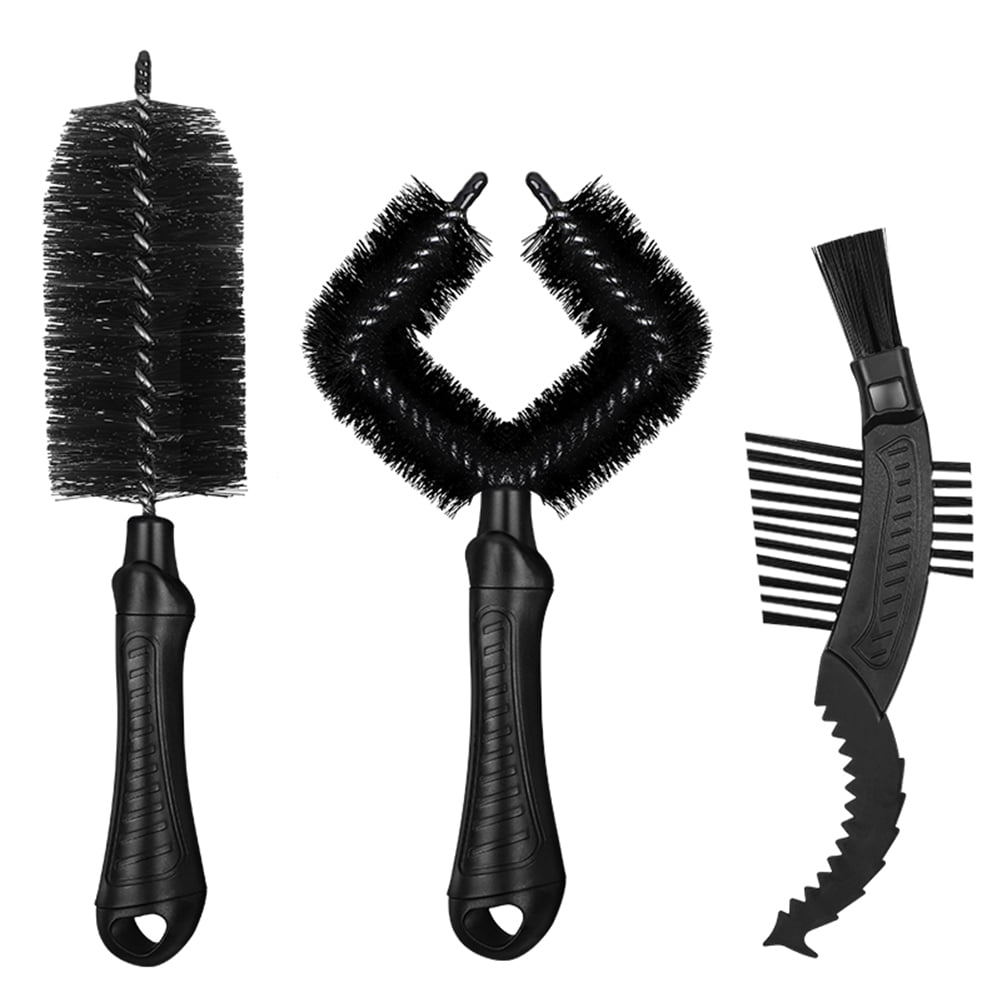Rosarivae Creative Chain Brush Tyre Cleaner Cleaning Brush Set for Bike ...