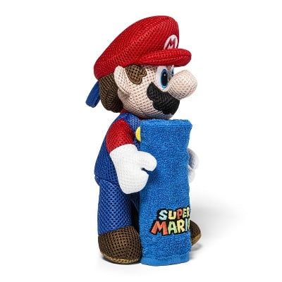 11" Super Mario 2 Piece Bath Set Kids Mesh Hugger & Washcloth - Walmart.com