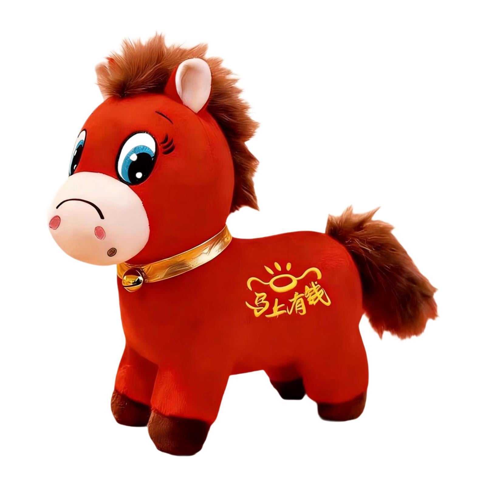 lionlar 50cm 2026 Year of The Horse Stuffed Animals Toy Chinese New ...