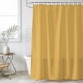 66x72 Inch Shower Curtains for Bathroom, Yellow Fabric Bath Curtain ...