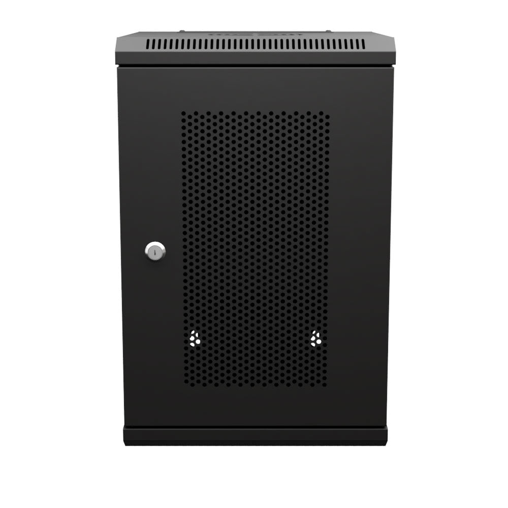 NavePoint 9U 10 Inch Network Server Cabinet, 11.8 inch Deep, Perforated ...