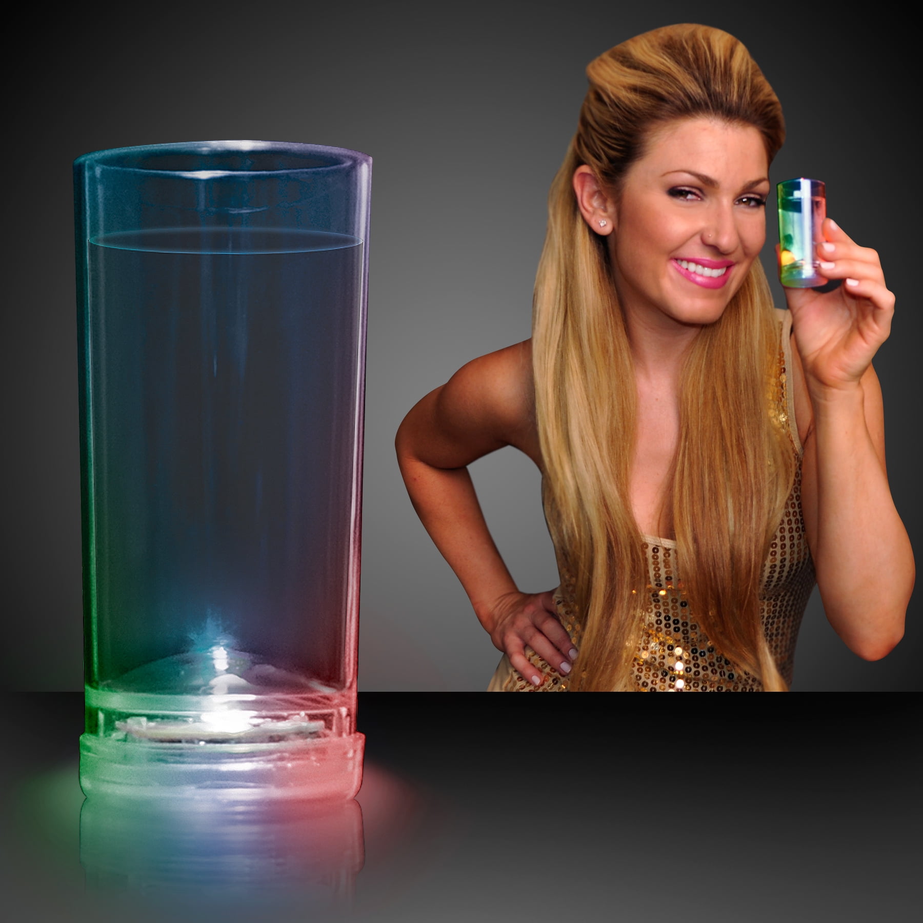 FlashingBlinkyLights Light Up LED Shot Glass - Walmart.com