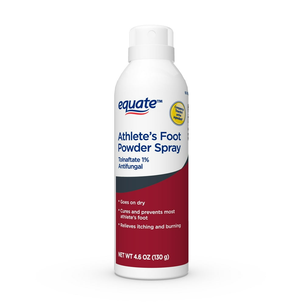 Equate Athlete's Foot Spray, Antifungal, Tolnaftate 1%; Cures ...