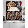 Anniversary Kitchen Curtains Set for Windows 3 Piece Cafe Curtains 24 ...