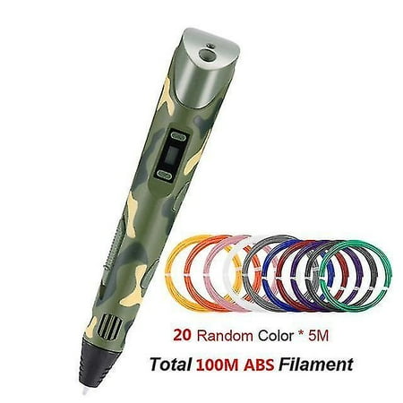 3D printing pen digital display intelligent 3d pen high temperature 3d ...