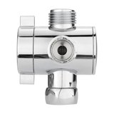 Murdoffiu shower diverter G1/2 Three Way T-adapter Shower Diverter ...
